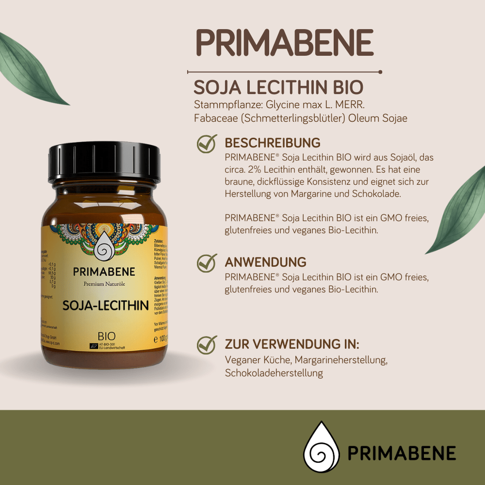 Bene Naturalproducts | PRIMABENE® Soja Lecithin BIO