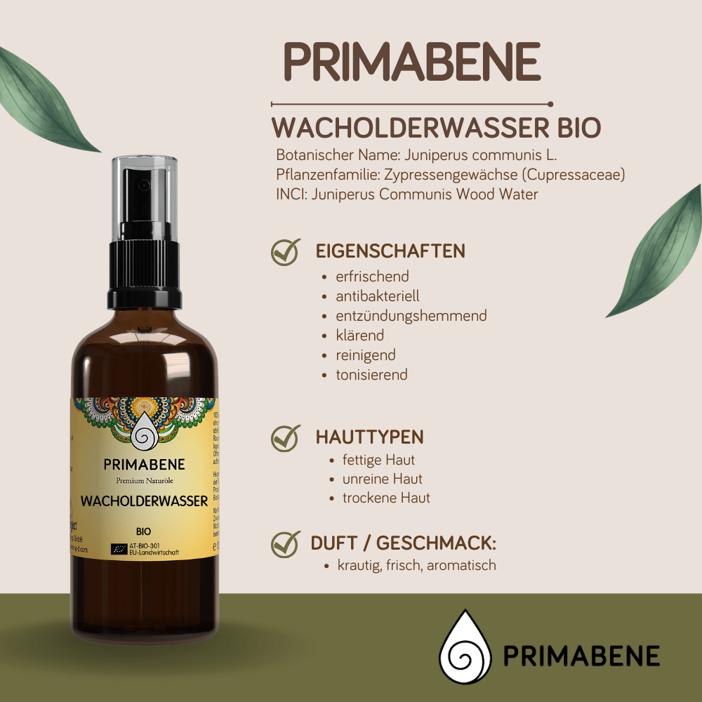 Bene Naturalproducts | PRIMABENE® Juniper Water ORGANIC | 100% Pure ...