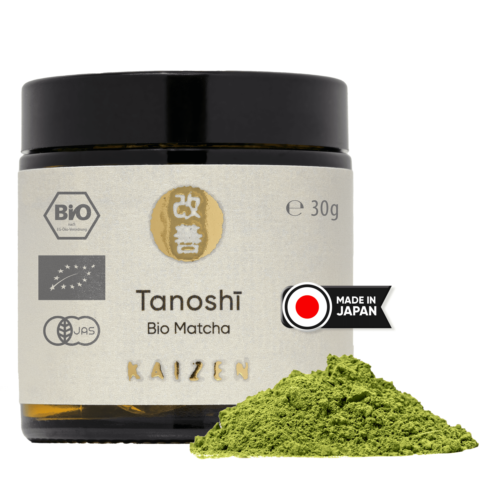 Bene Naturalproducts | KAIZEN Tanoshi Organic Matcha 30g – Premium ...